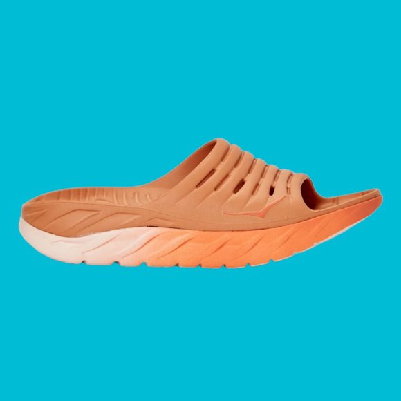 Hoka | Shoes | Hoka One Ora Recovery Slide Sandals Baked Clay Mens New ...